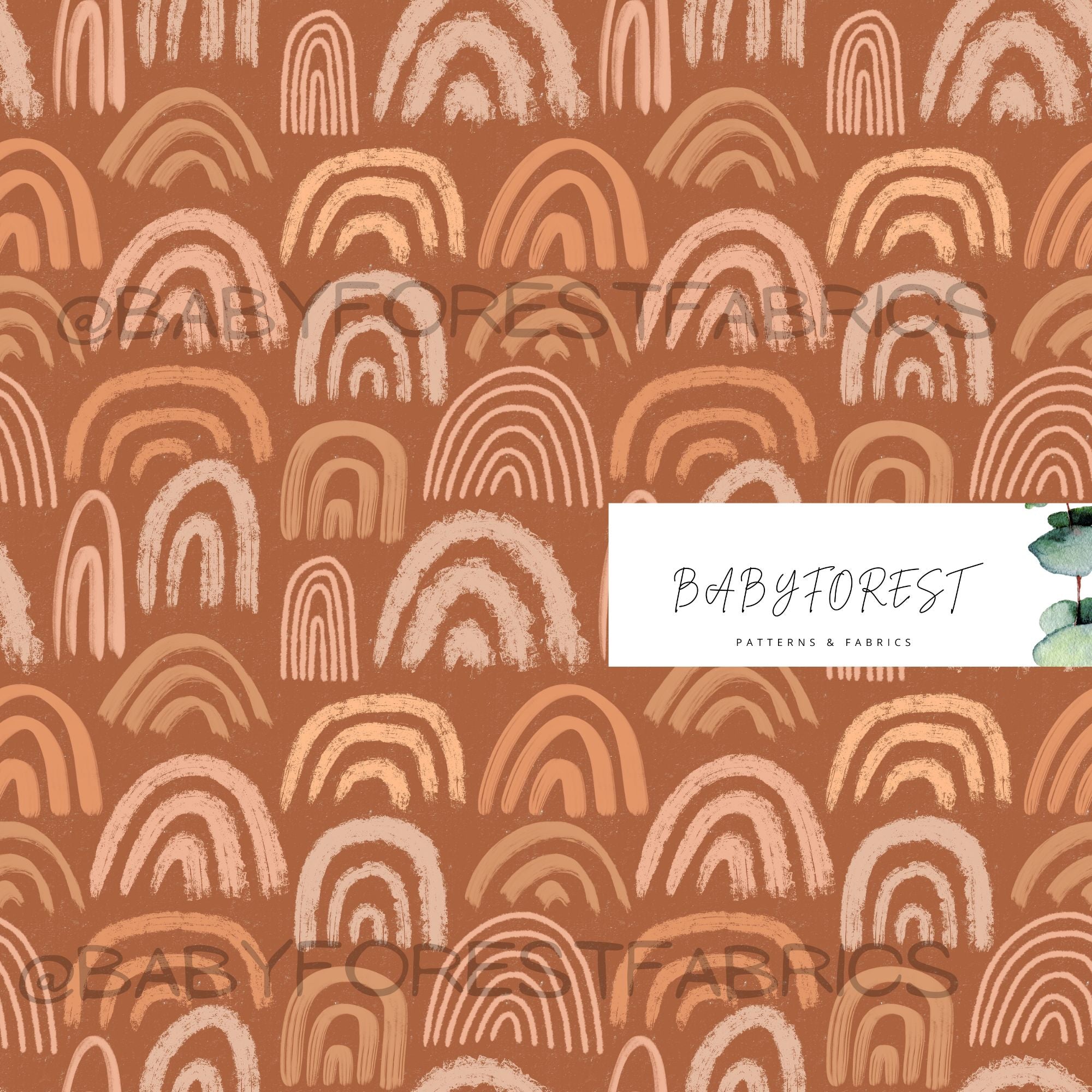 Rustic Rainbow – Baby Forest Fabrics